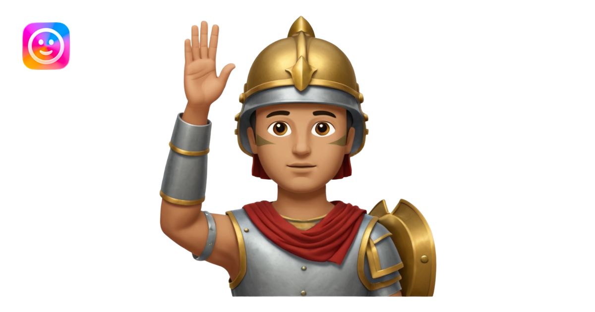 an ancient roman republic soldier doing a salute where he points all ...