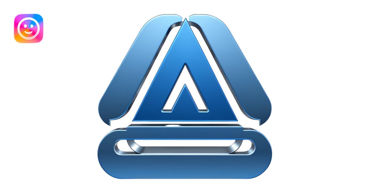 LOGO DE AUTOCAD EN 3D emoji | AI Emoji Generator