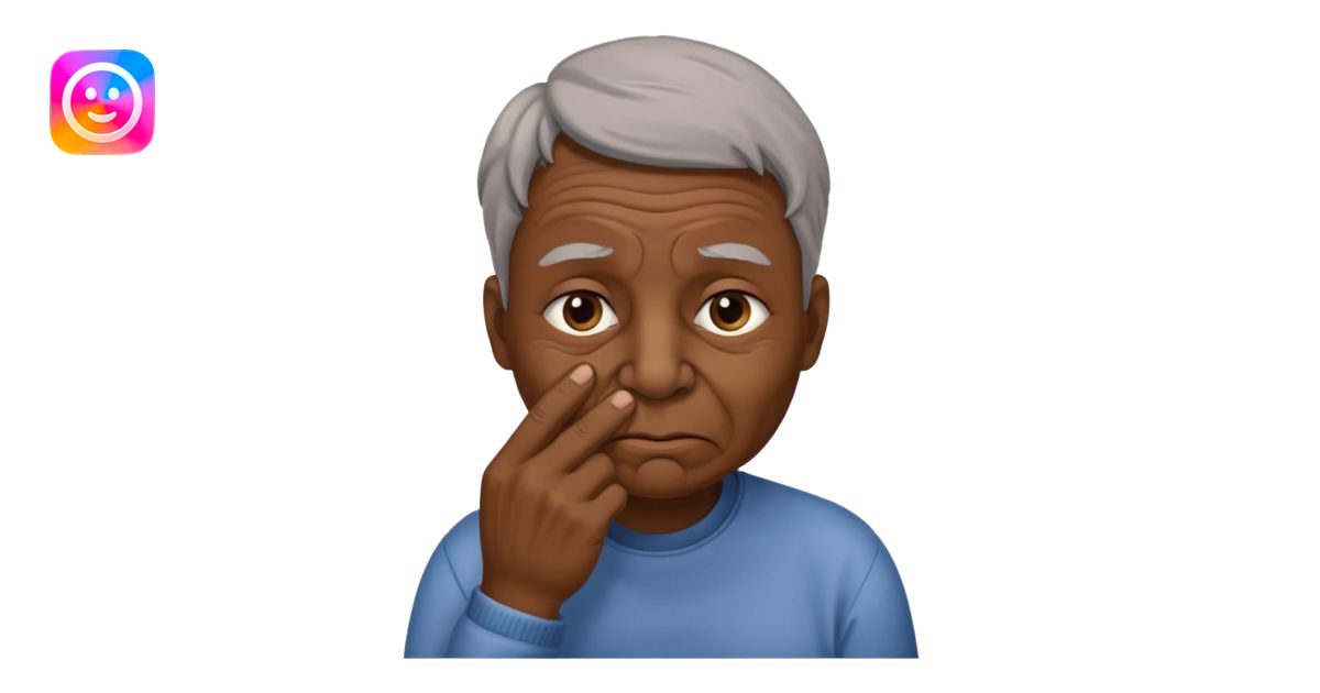 a. person smelling something bad emoji | AI Emoji Generator