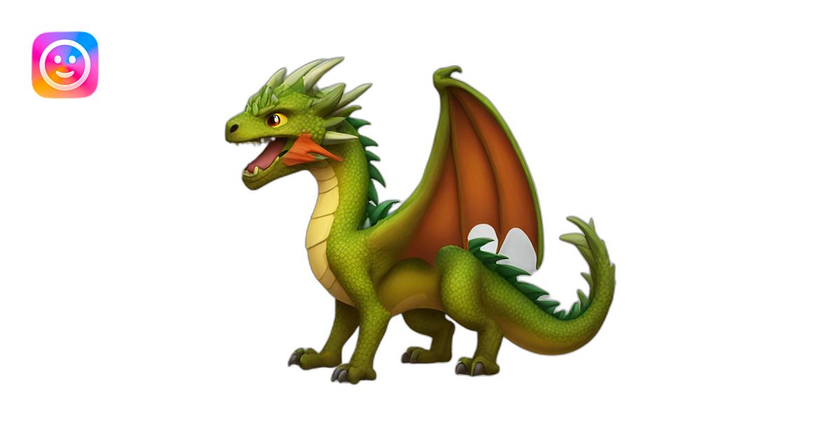 Dracofeu emoji | AI Emoji Generator