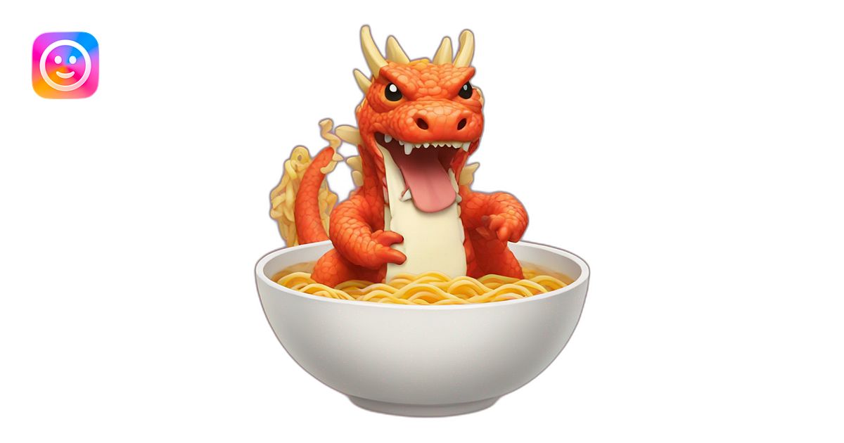 ramen dragon emoji | AI Emoji Generator