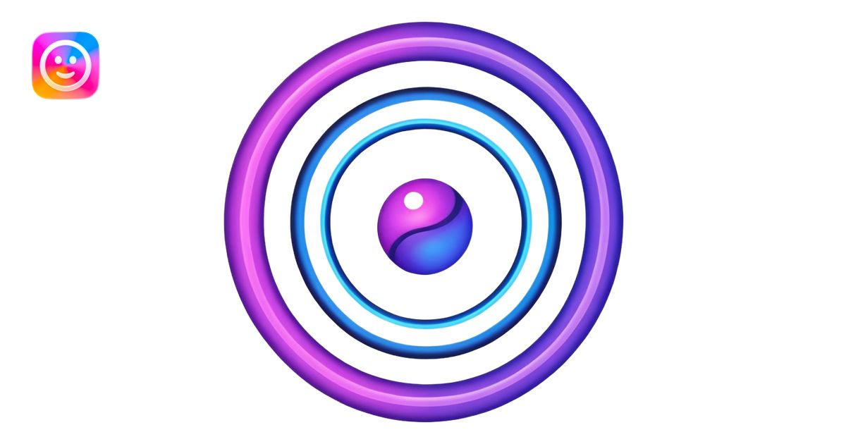Futuristic retry symbol for a game: glowing circular energy ring with a ...