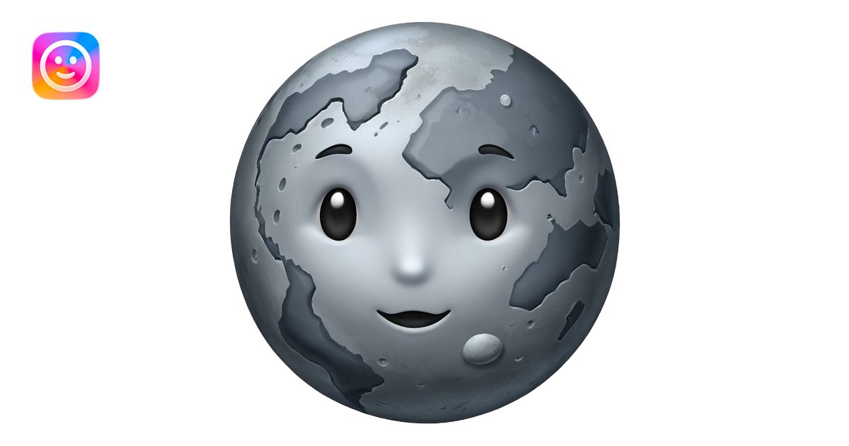 Mercury planet realistic rocky gray emoji | AI Emoji Generator