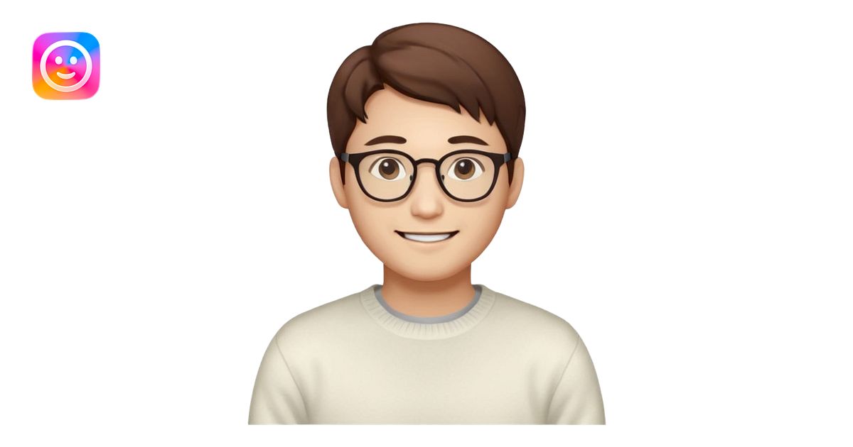 Korean 31-year-old male marketer / White sweater / Glasses / White face ...