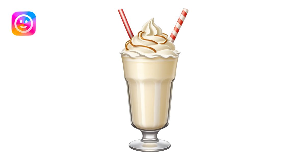 Milkshake emoji | AI Emoji Generator