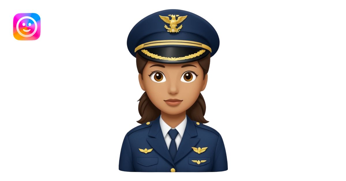 Female navy soldier, emoji | AI Emoji Generator