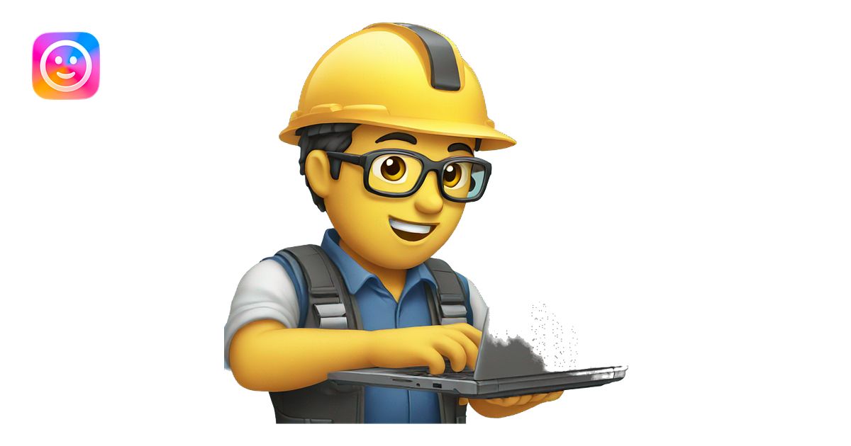 fixing laptop emoji | AI Emoji Generator