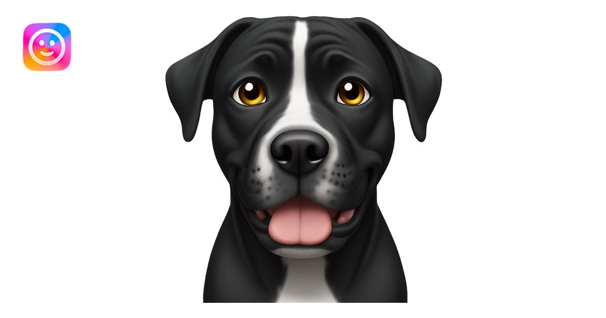 Crying black Staffordshire emoji | AI Emoji Generator