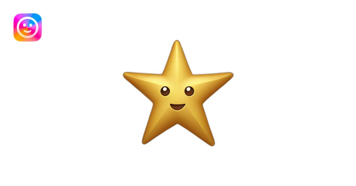 christmas star emoji | AI Emoji Generator