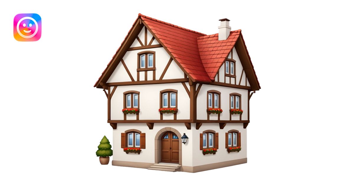 Typical German House emoji | AI Emoji Generator