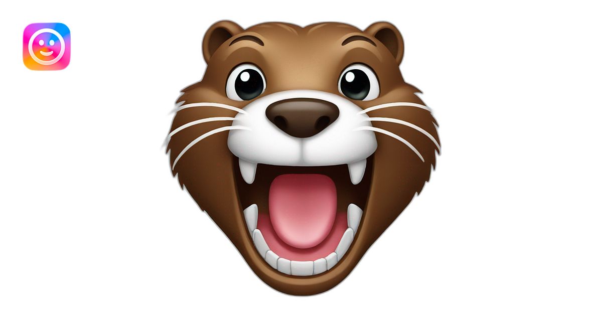 Toothy beaver emoji | AI Emoji Generator