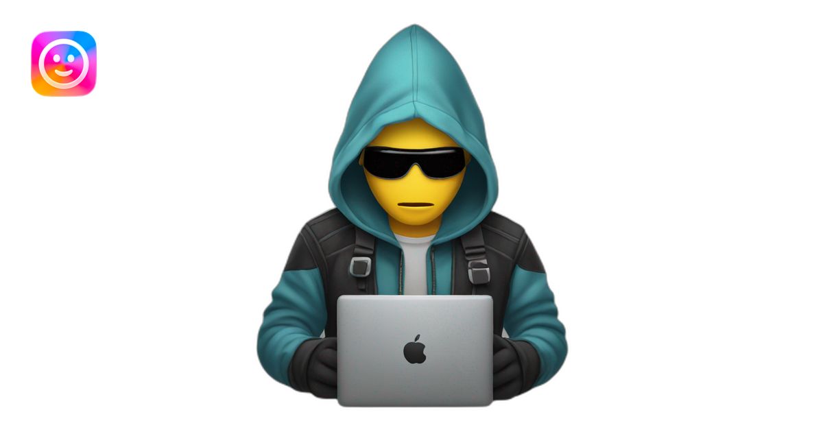 hacker using computer emoji | AI Emoji Generator