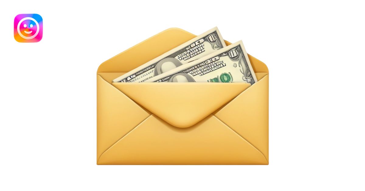 salary envelope emoji | AI Emoji Generator