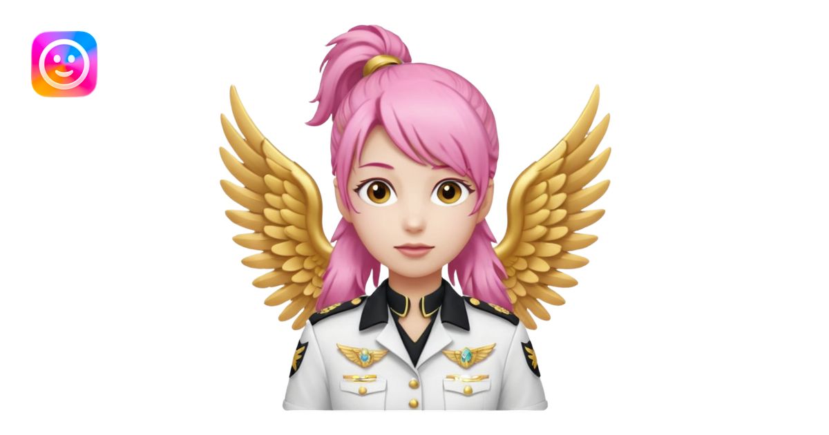 Commander Bloom – pink ponytail pilot in white uniform and gold wings ...