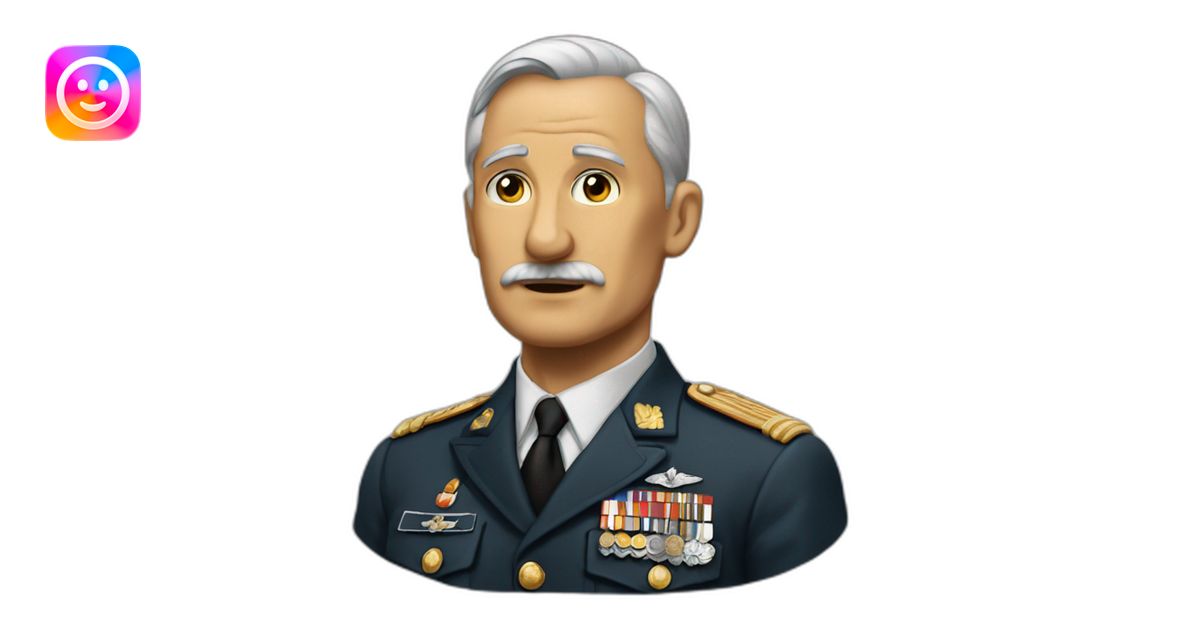 ww2 leader without hat emoji | AI Emoji Generator
