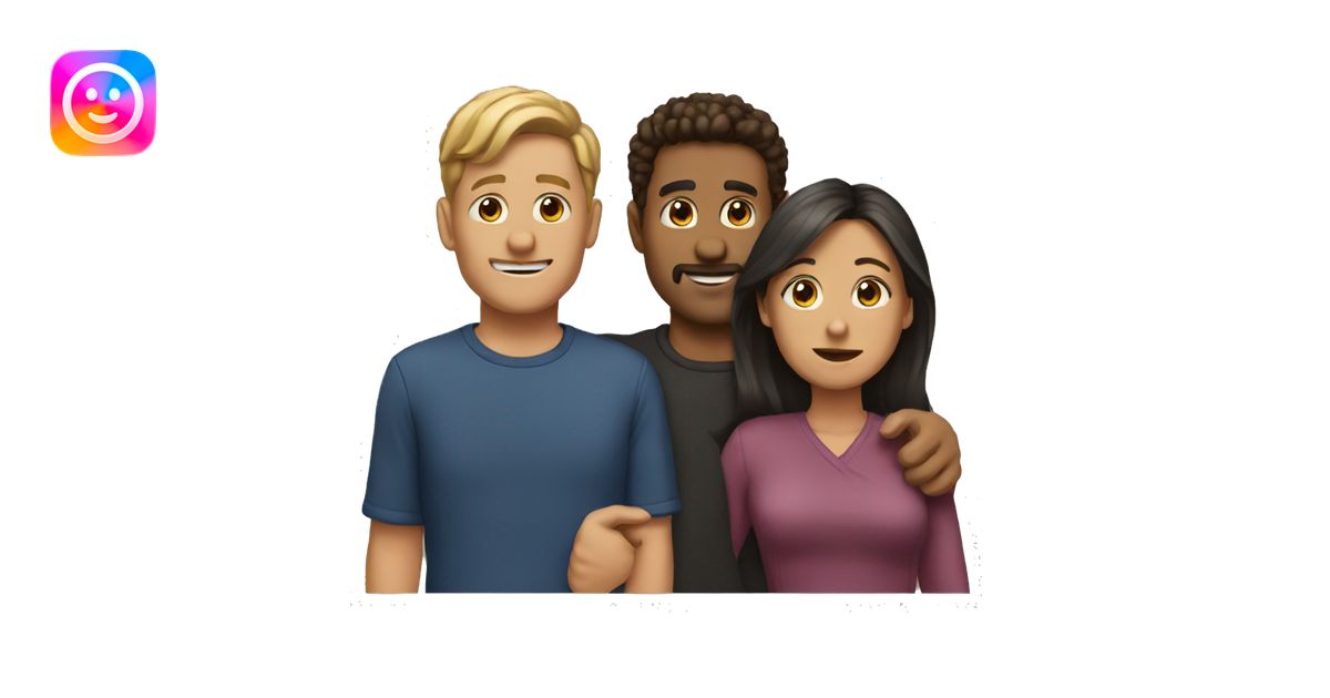 Throuple emoji | AI Emoji Generator