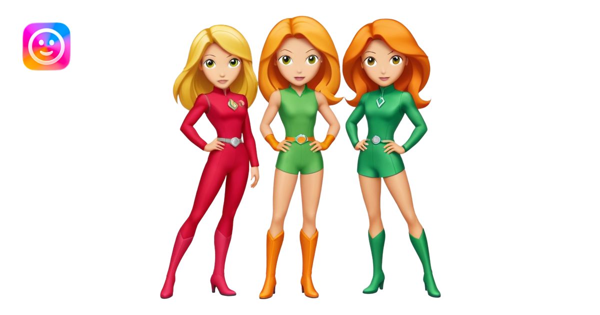 Totally Spies emoji | AI Emoji Generator