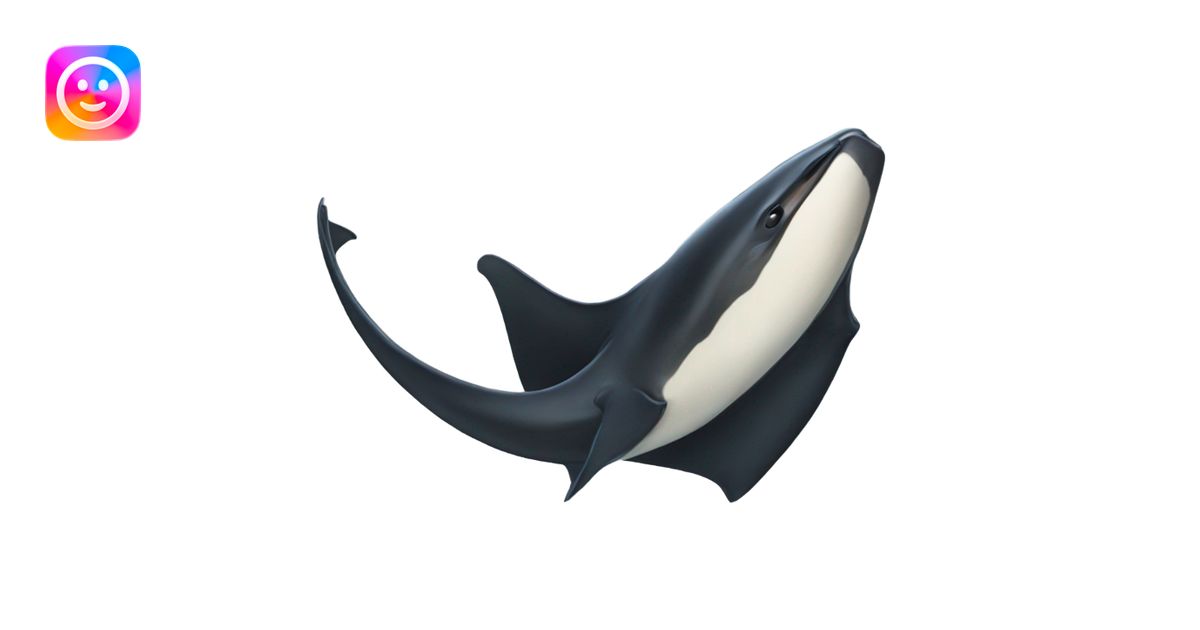 Raie manta emoji | AI Emoji Generator