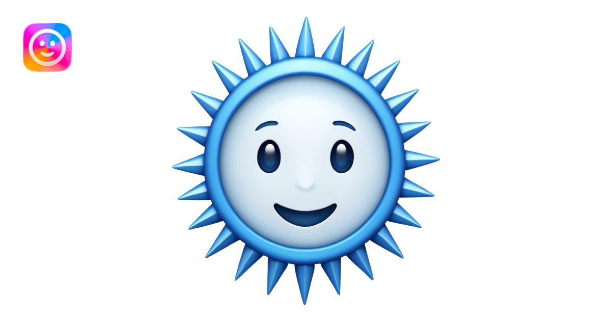 blue tick verification emoji Shape: Circular Edge: Zigzag / spiky ...