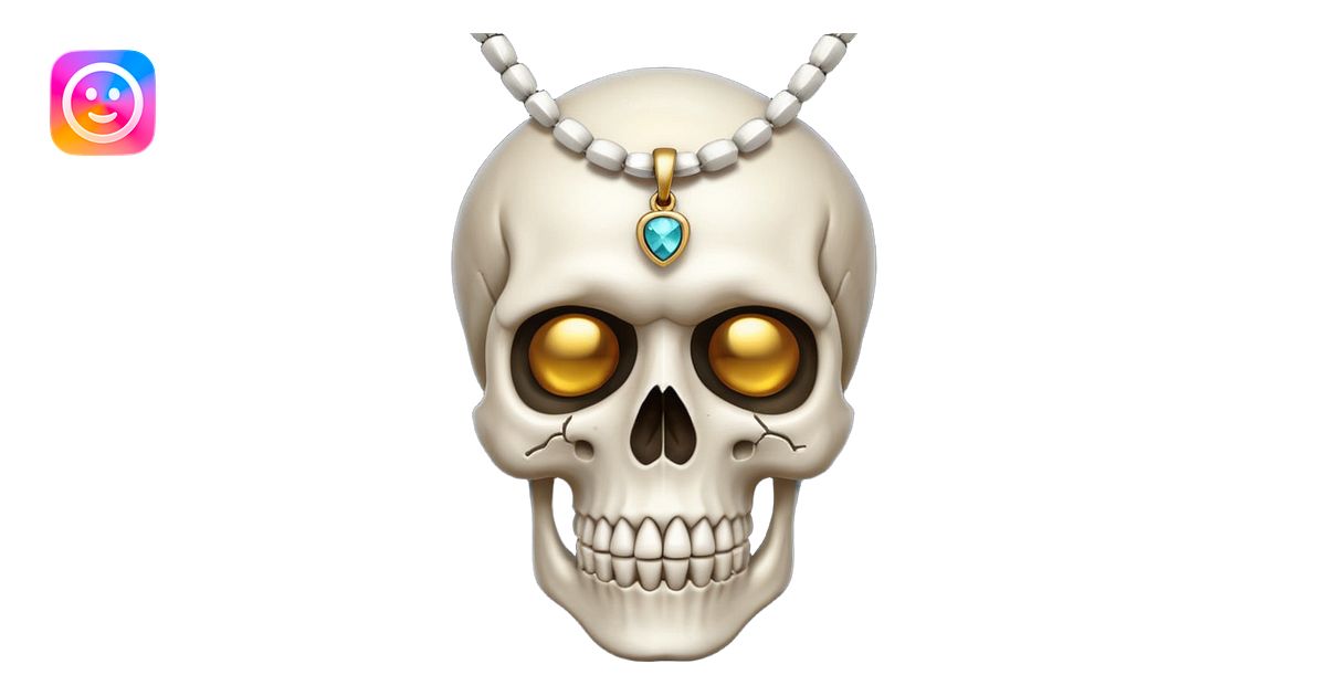 skull neckless emoji | AI Emoji Generator