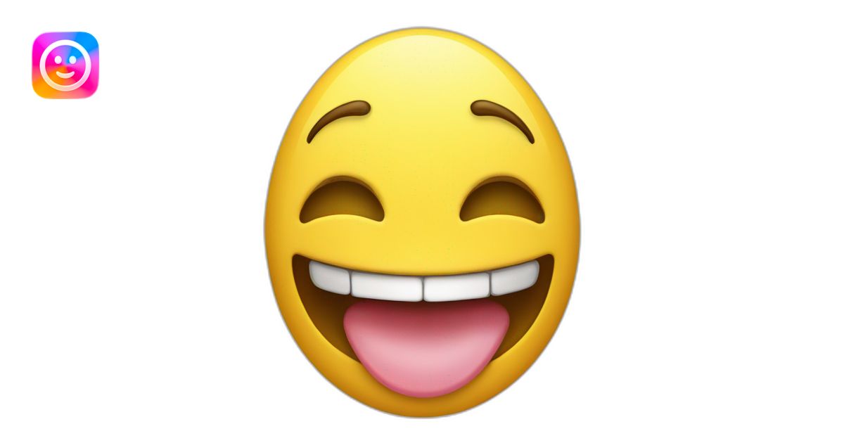 yello face tongue out emoji | AI Emoji Generator