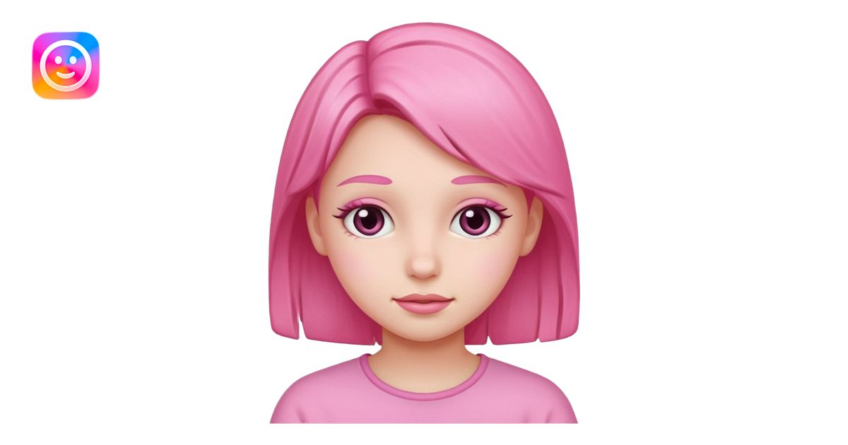 pink girl emoji | AI Emoji Generator