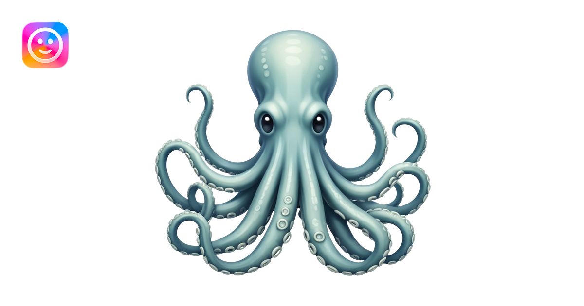 Kraken White Tentacles emoji | AI Emoji Generator