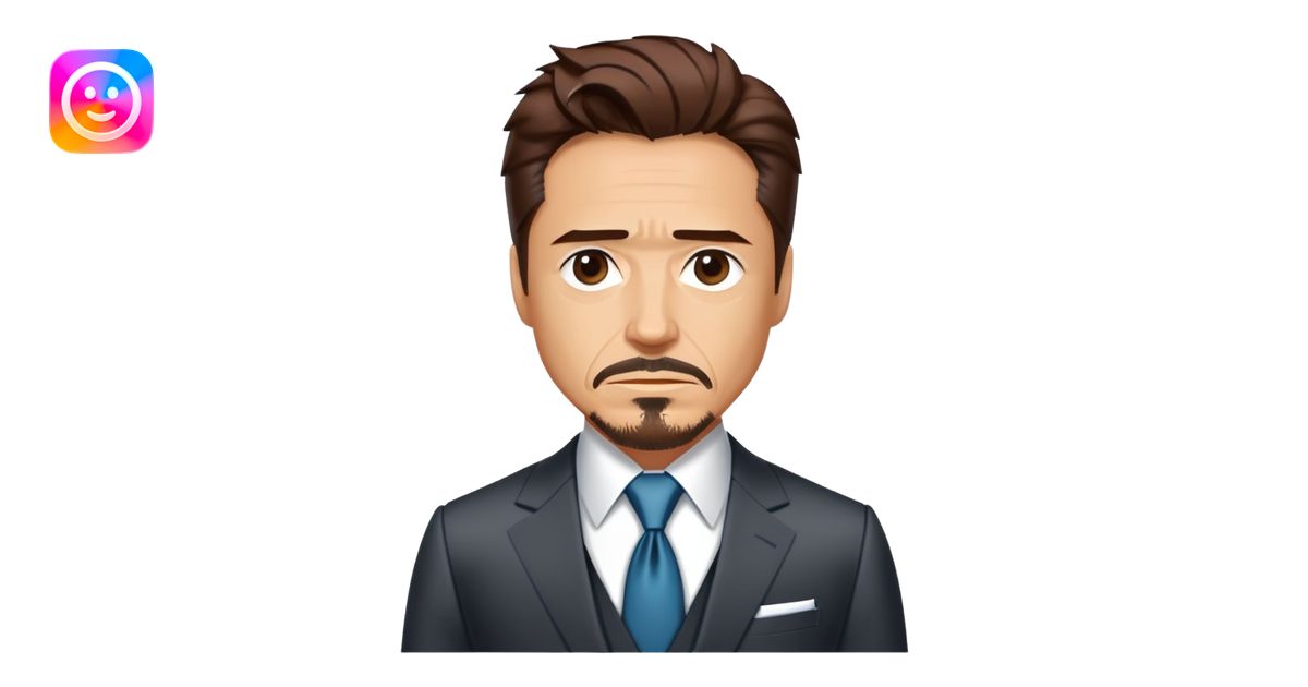 Tony stark emoji | AI Emoji Generator