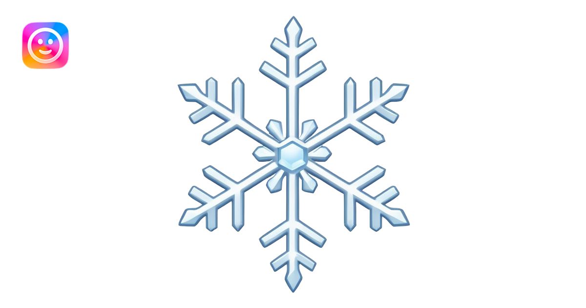 snowflake emoji | AI Emoji Generator