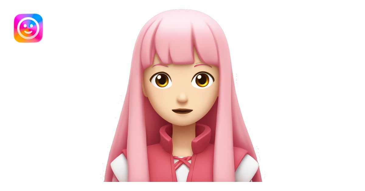 Zero two take a Heart emoji | AI Emoji Generator