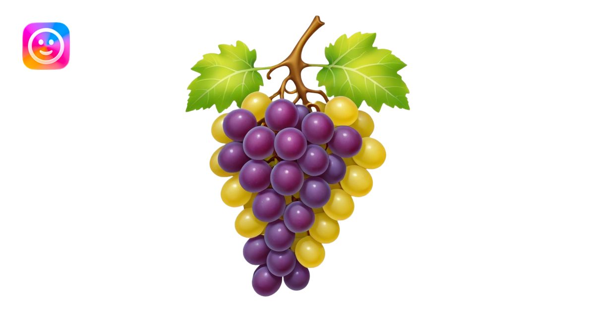 yellow grape emoji | AI Emoji Generator