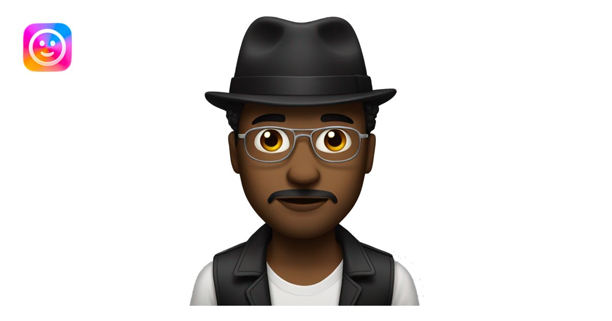 Robert as a gangster emoji | AI Emoji Generator