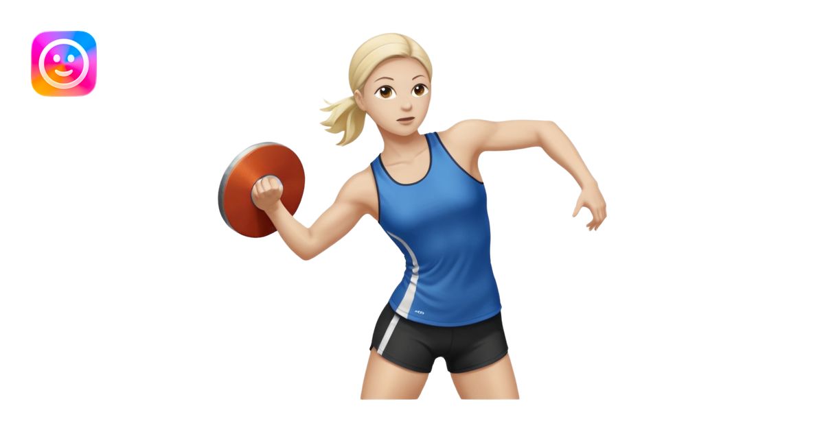 track and field throwing event female throwing discus more covered up ...