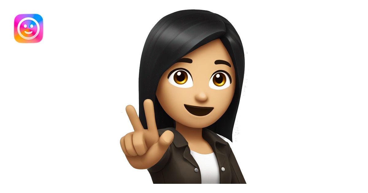 A dark-haired Roblox girl pointing to her right. Her face showing ...