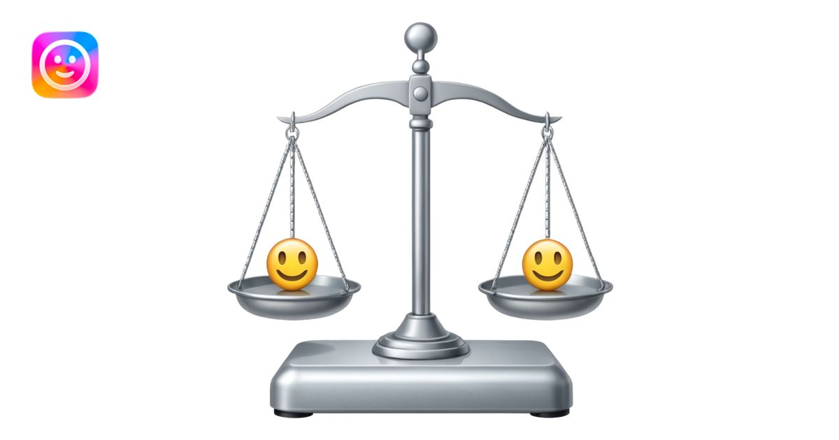 balance emoji | AI Emoji Generator