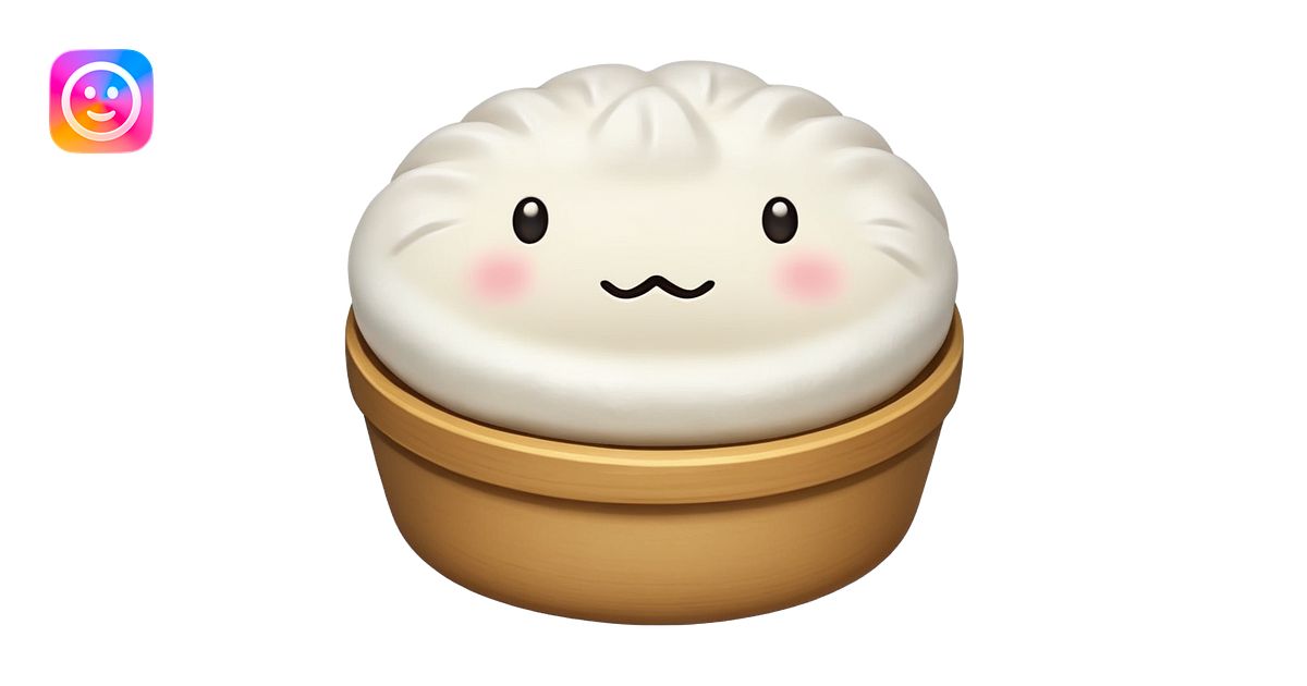 one NORMAL steamed bun WITH NO FACE!!! just a NORMAL STEAMED BUN ...