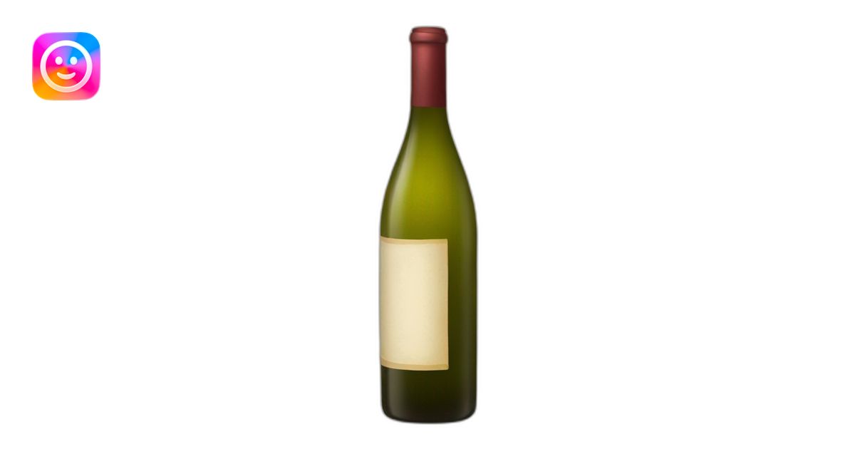 Bouteille de vin emoji | AI Emoji Generator