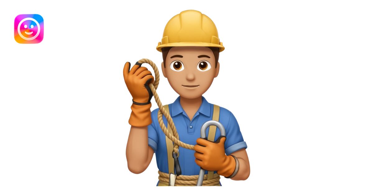 can you make a generic emoji of an individual (who works on a dock, but ...
