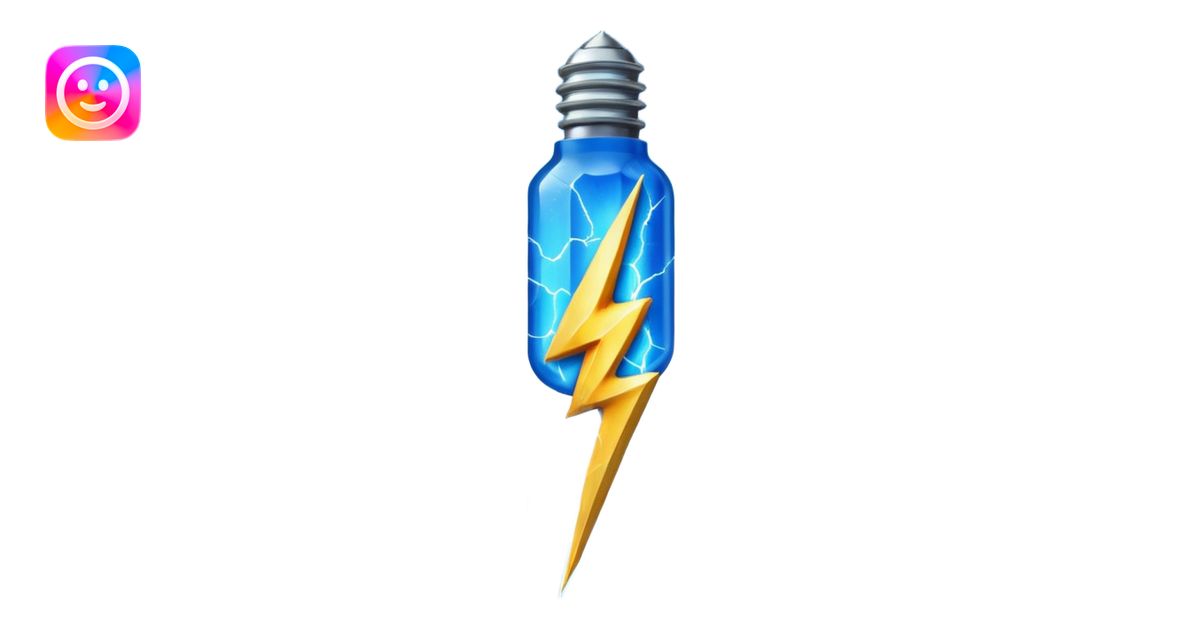 Electricity emoji | AI Emoji Generator