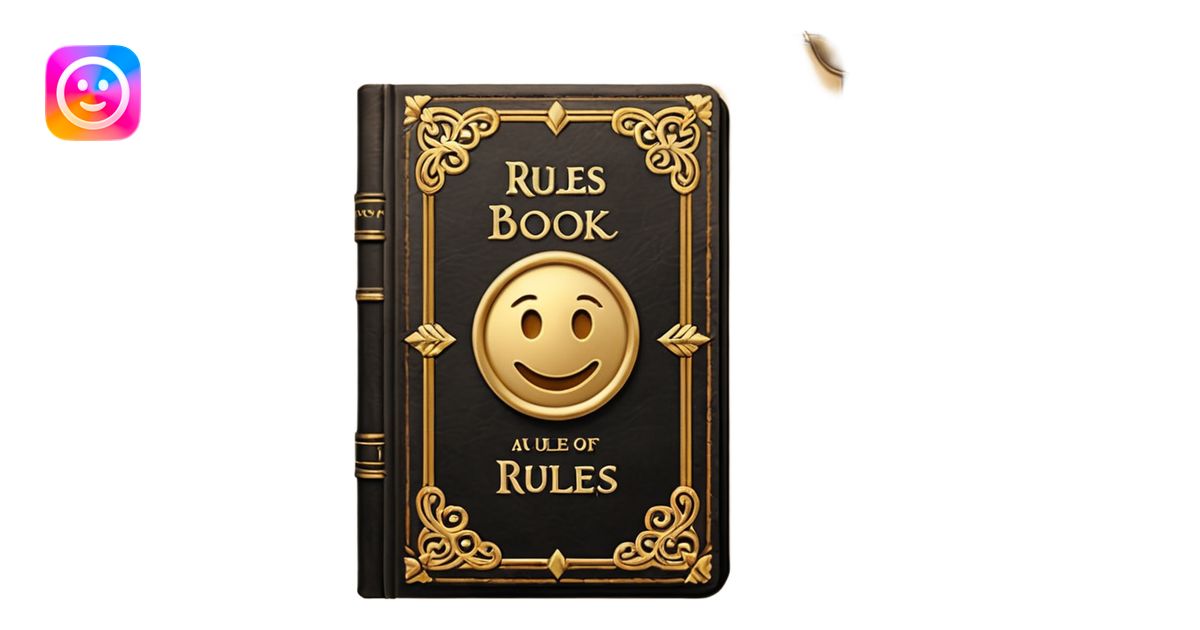 Rules book emoji | AI Emoji Generator