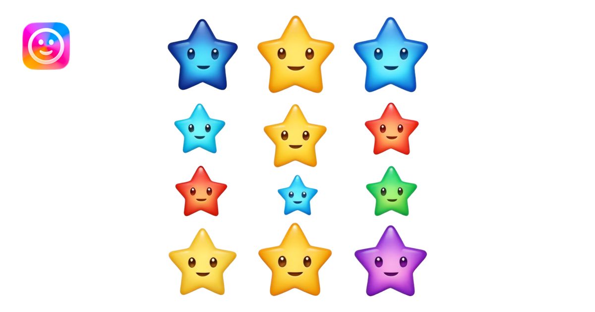 star different ones emoji | AI Emoji Generator