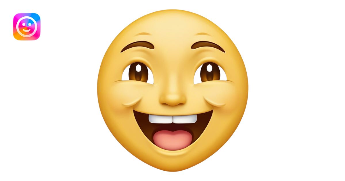 classic laughing and crying emoji splited in a half emoji | AI Emoji ...