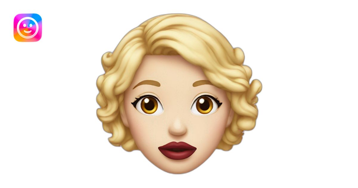 chloe cherry big lips emoji | AI Emoji Generator
