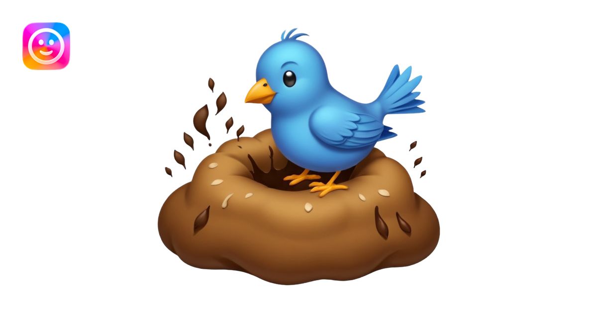 Oiseau qui fais caca sur les gens emoji | AI Emoji Generator