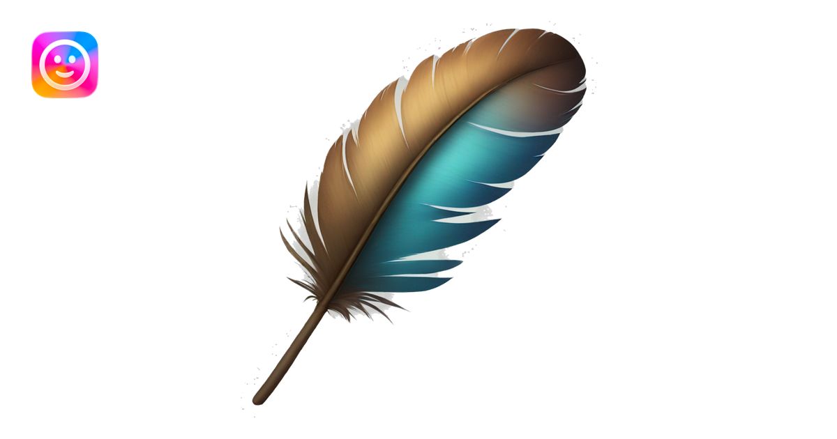 Feather emoji | AI Emoji Generator
