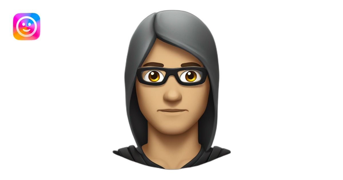 ninja assassin with glasses emoji | AI Emoji Generator