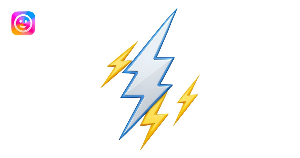 lightning emoji | AI Emoji Generator