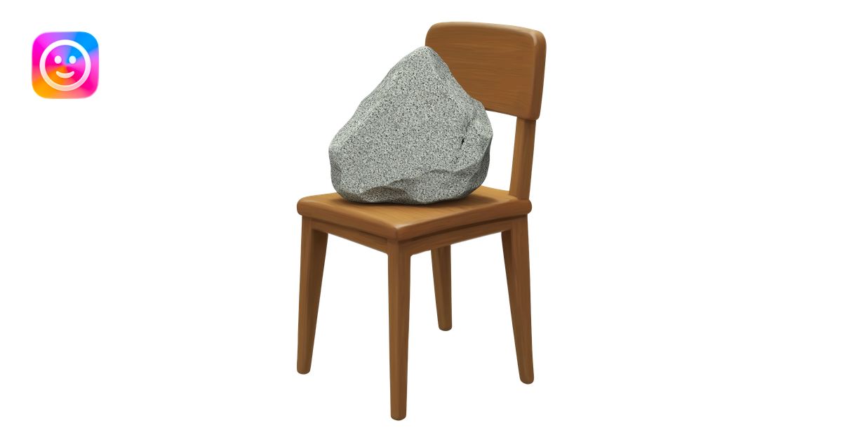 rock on a chair emoji | AI Emoji Generator