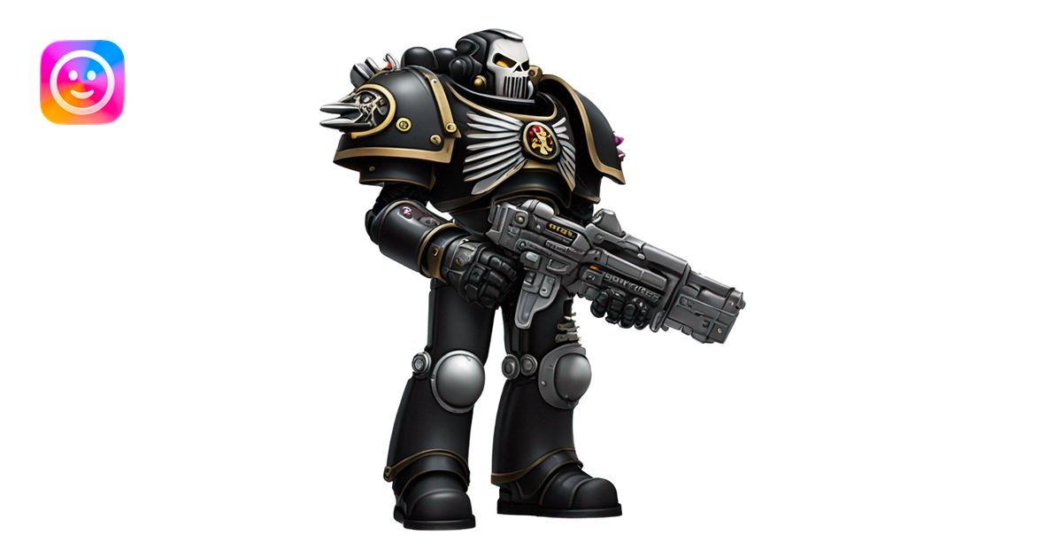 Iron hands space marine warhammer 40k emoji | AI Emoji Generator