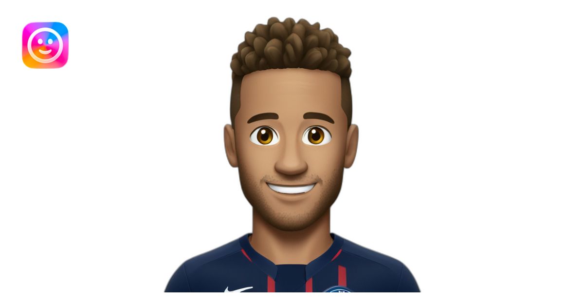 Neymar in PSG emoji | AI Emoji Generator